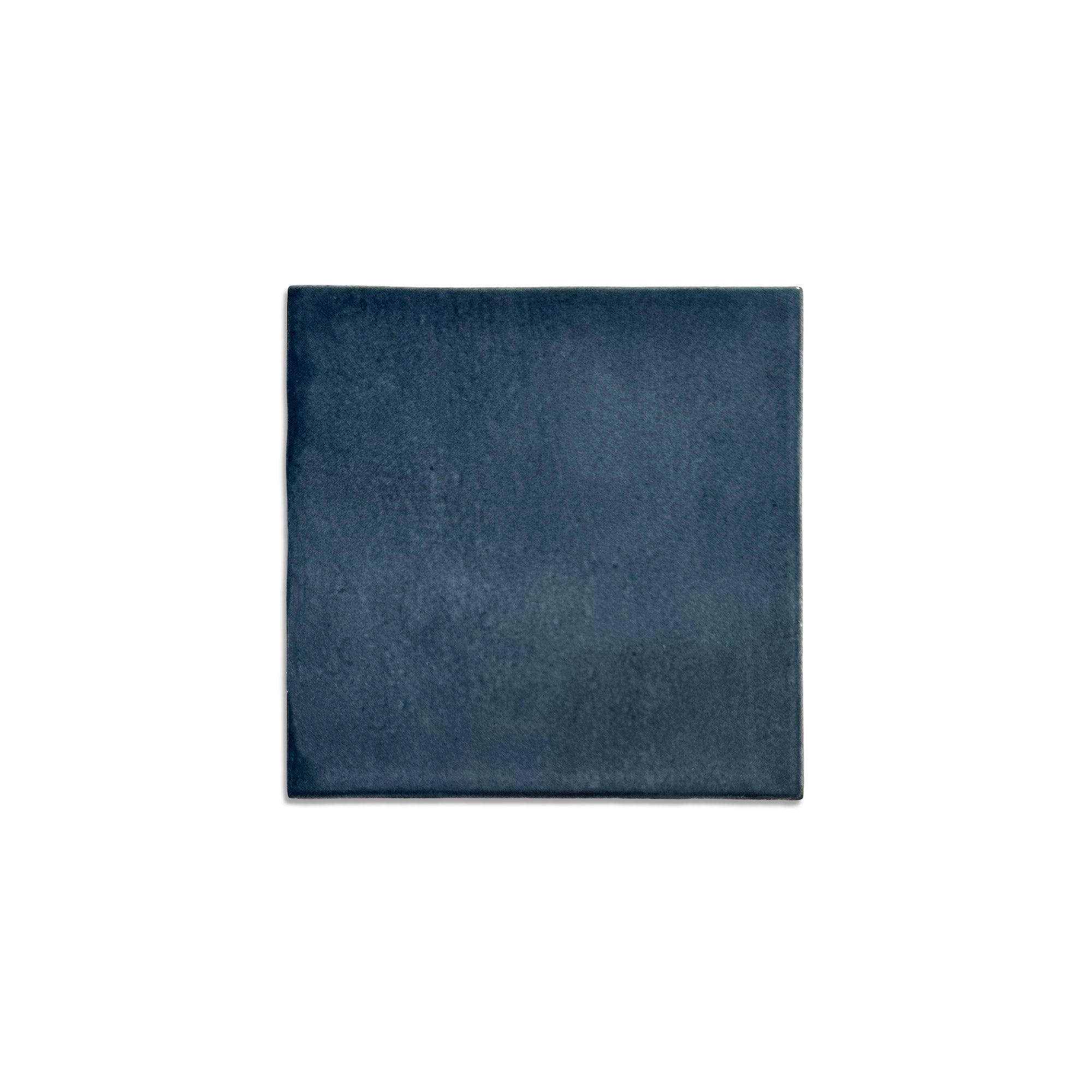 Hampstead | 4x4 Manor Blue Glossy Field | hw tile – hwtile